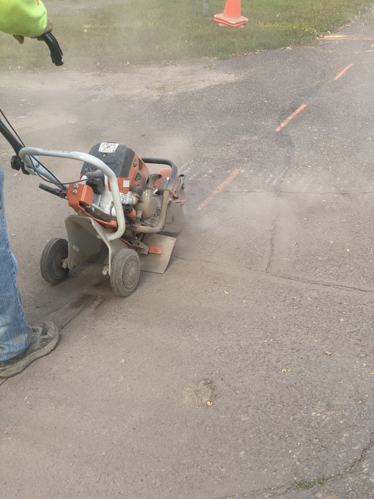 In Knapp WI Asphalt Reclamation Saves Streets - Asphalt Maintenance and Paving, Inc